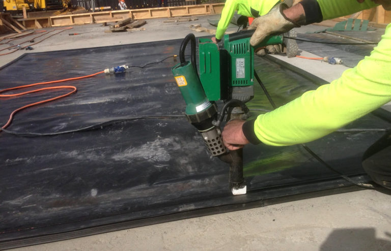 Welding HDPE Liners - GR Environmental Lining Services